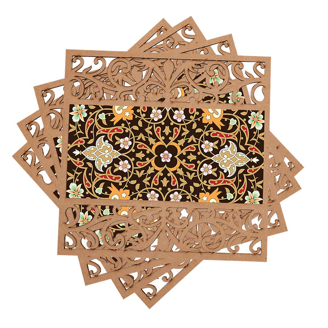 Table Mat Laser Cut (Set Of 6) – Saaj Crafts