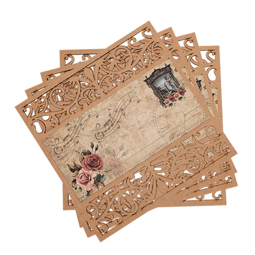 Platter Laser cut (Set Of 4) – Saaj Crafts