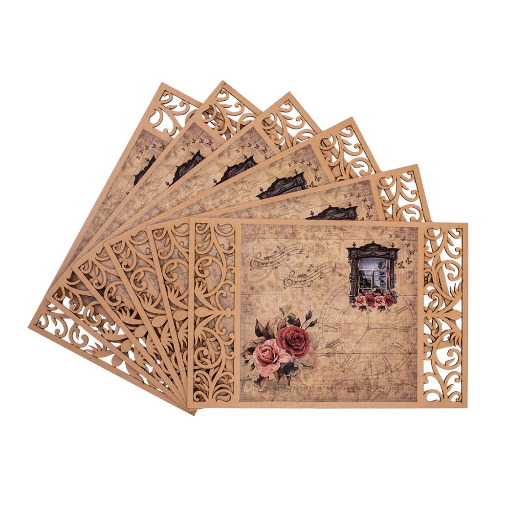 Table Mat Laser Cut (Set Of 6) – Saaj Crafts