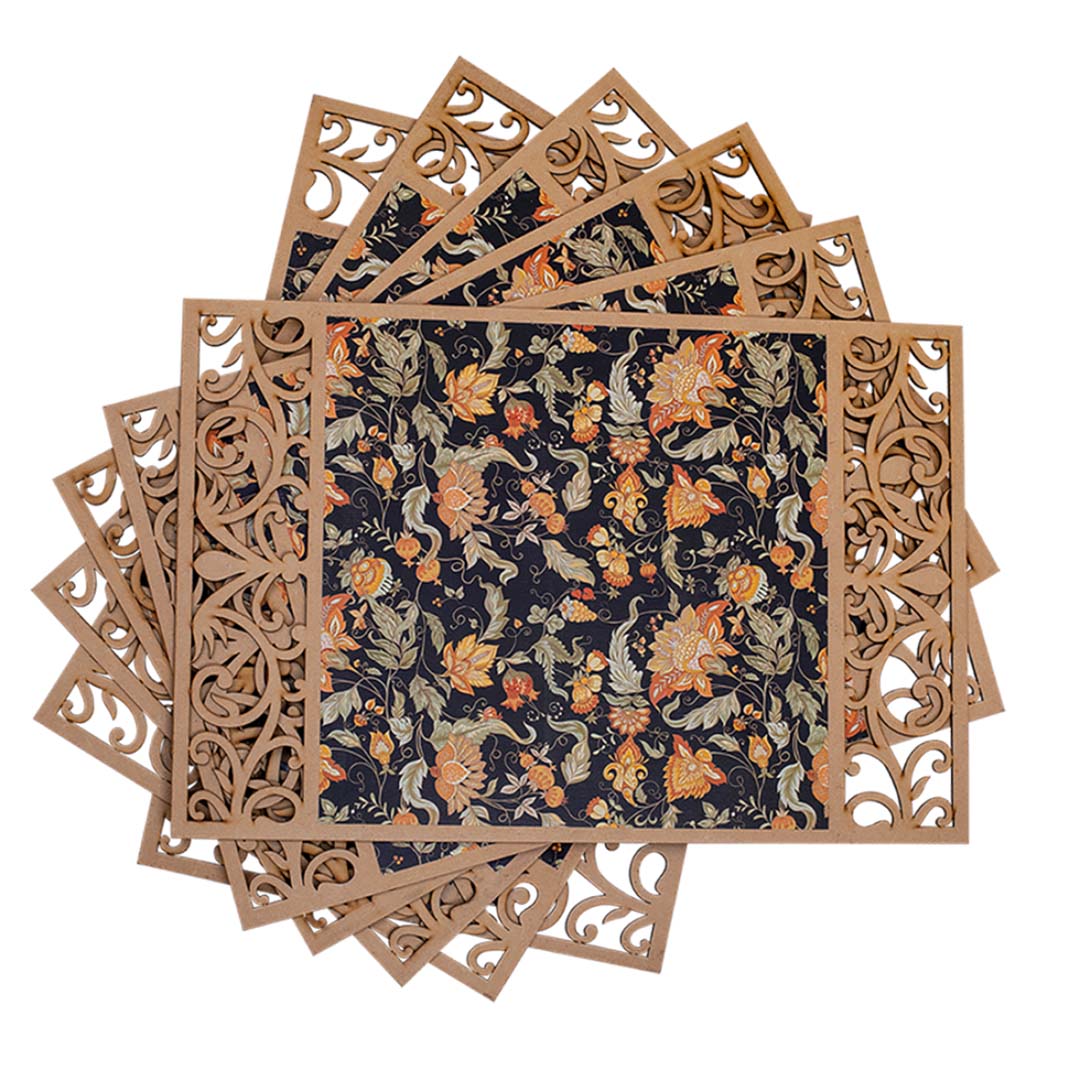 Table Mat Laser Cut (Set Of 6) – Saaj Crafts